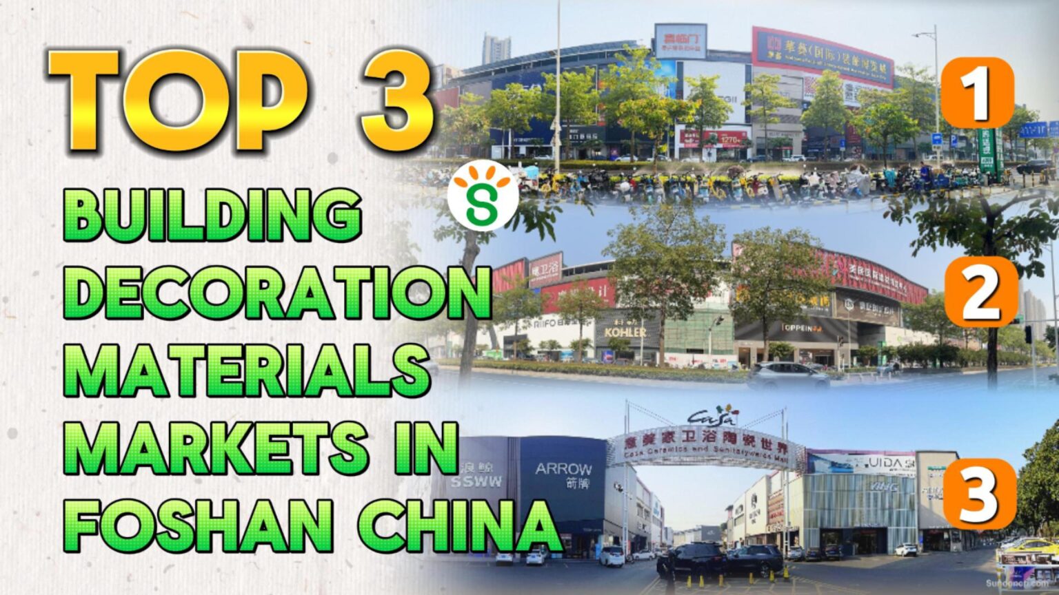 Top Building Materials Wholesale Markets in China | Sunoon